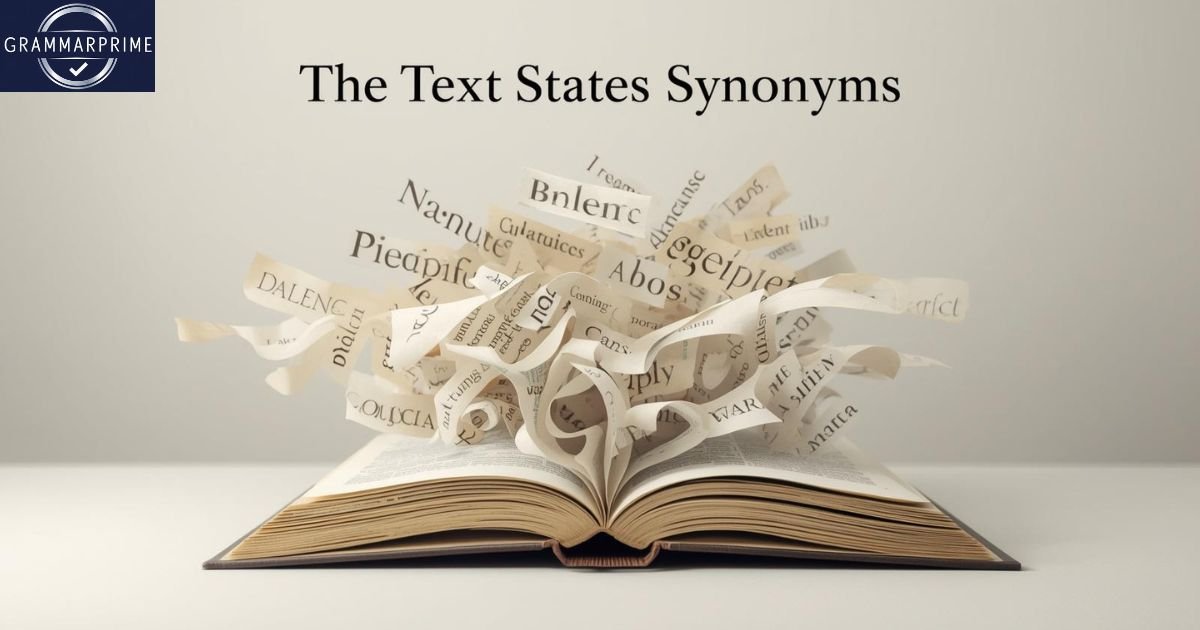 14 Powerful “The Text States” Synonyms for Academic Writing